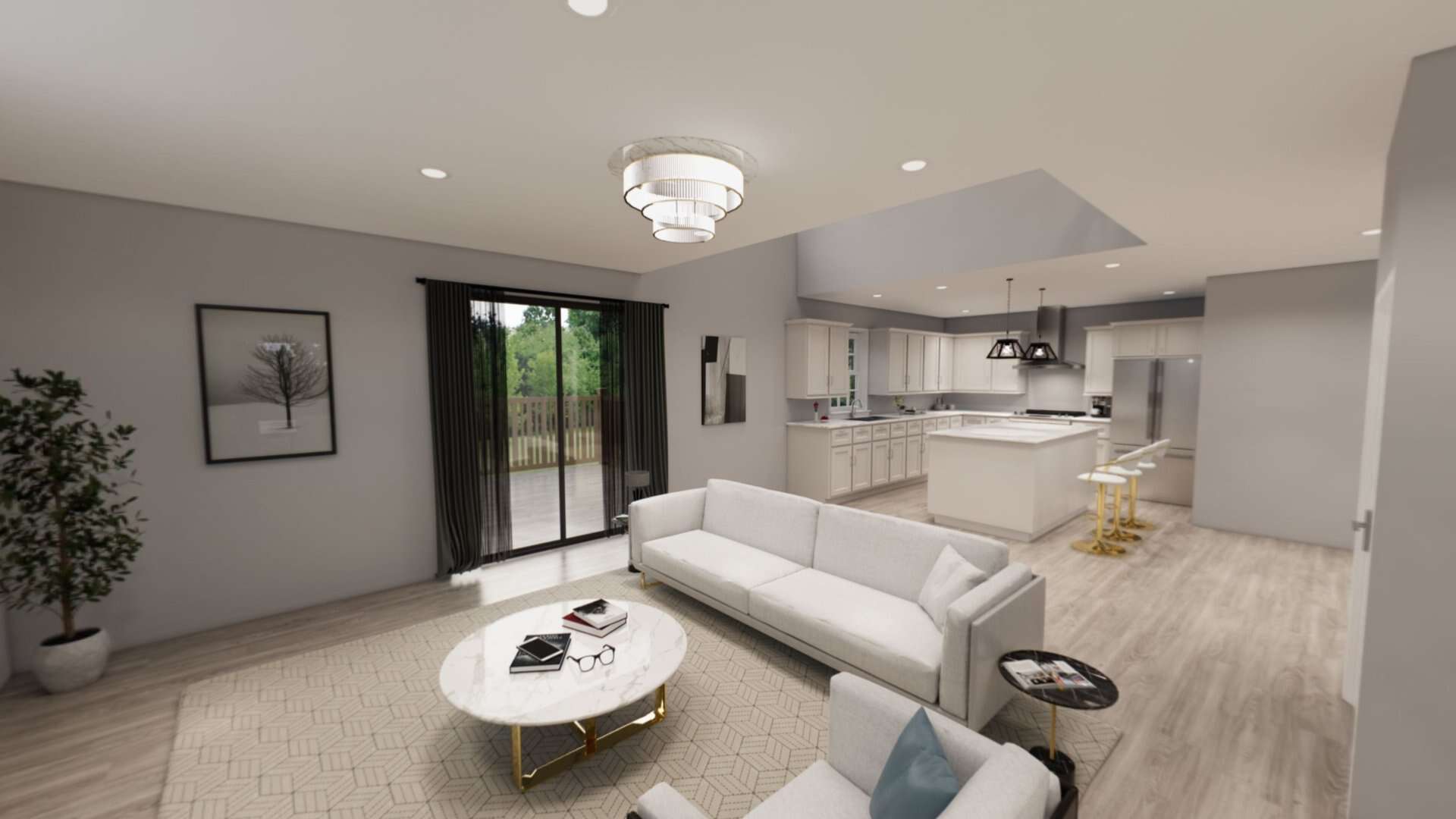 2D to 3D Rendered Home Digital Twin